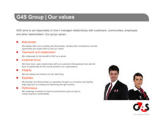 Presentation G4S | PDF