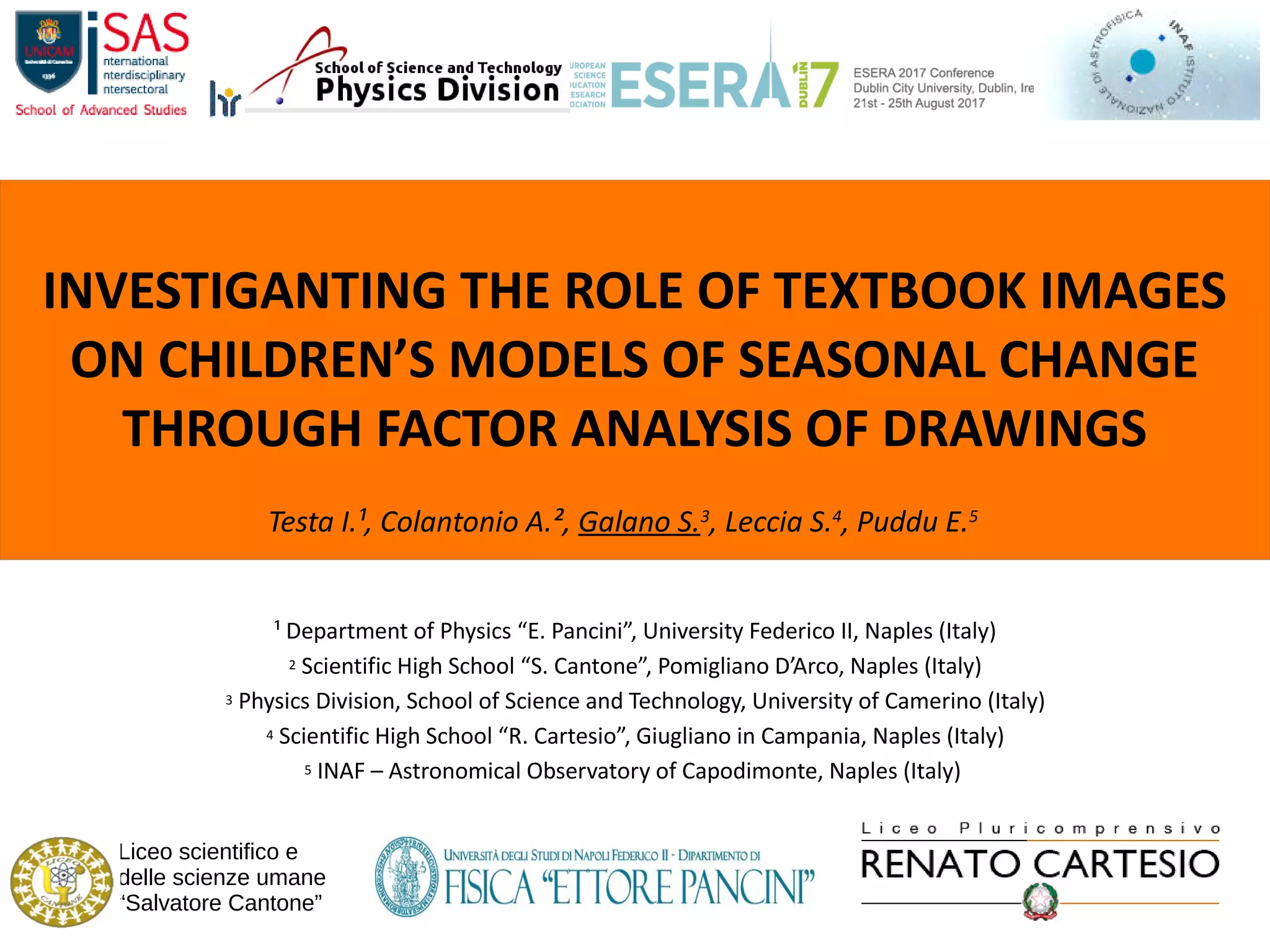 Investiganting the role of textbook images on children's models of ...