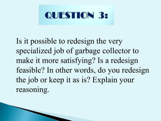 Presentation garbage job | PPTX | Resume Writing and Advice | Job Search