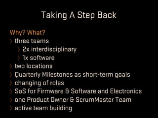 Building Cross-Functional Scrum-Teams in a Hardware Project | PDF