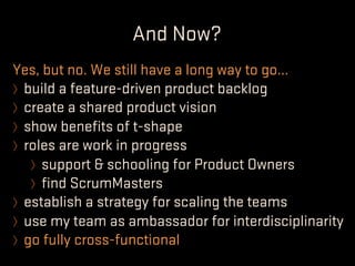 Building Cross-Functional Scrum-Teams in a Hardware Project | PDF