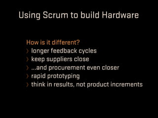 Building Cross-Functional Scrum-Teams in a Hardware Project | PDF