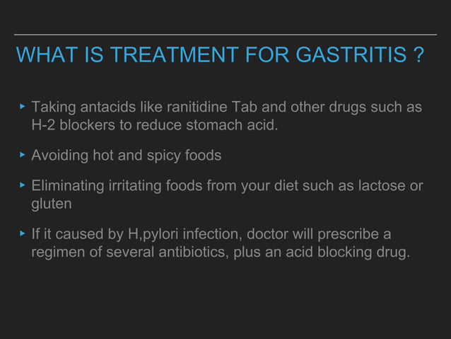 Presentation gastritis ppt | PPTX