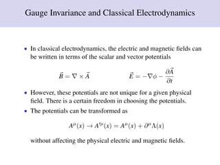 Presentation gauge field theory | PDF