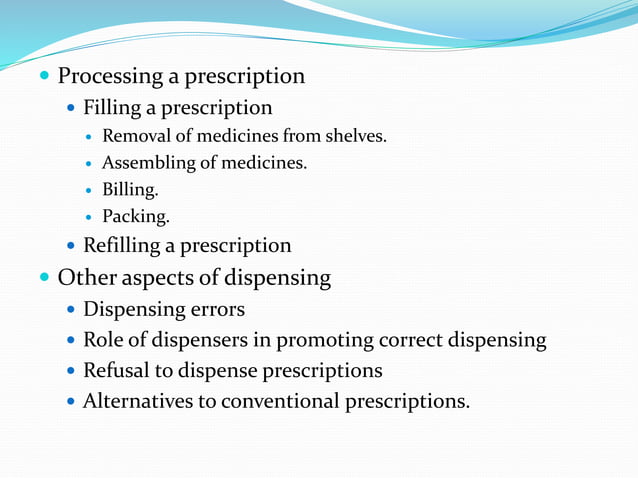 Good Dispensing Practice- ppt | PPTX