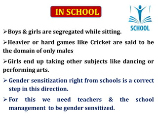 Presentation gender sensization | PPT