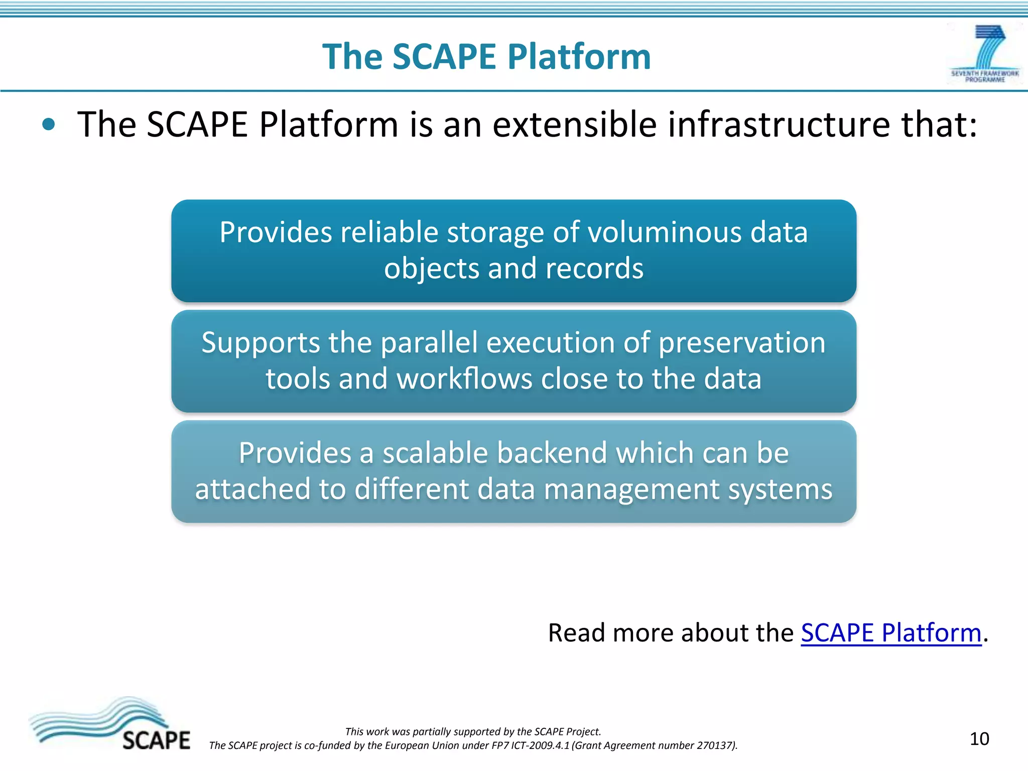 SCAPE general presentation | PPTX