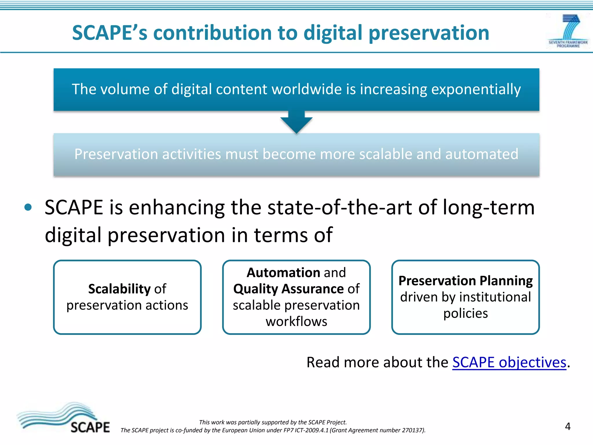 SCAPE general presentation | PPTX