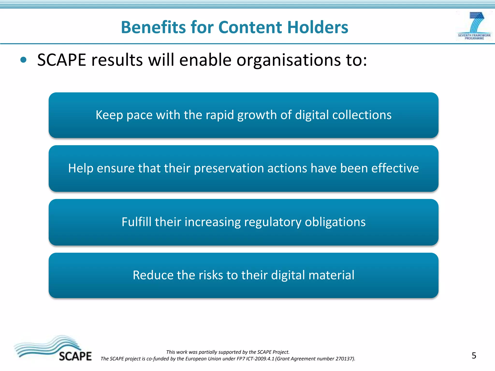 SCAPE general presentation | PPTX