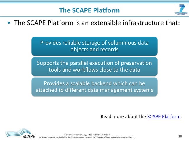 SCAPE general presentation | PPTX | Computing | Technology & Computing