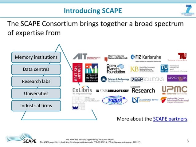 SCAPE general presentation | PPTX | Computing | Technology & Computing