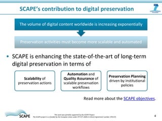 SCAPE general presentation | PPTX