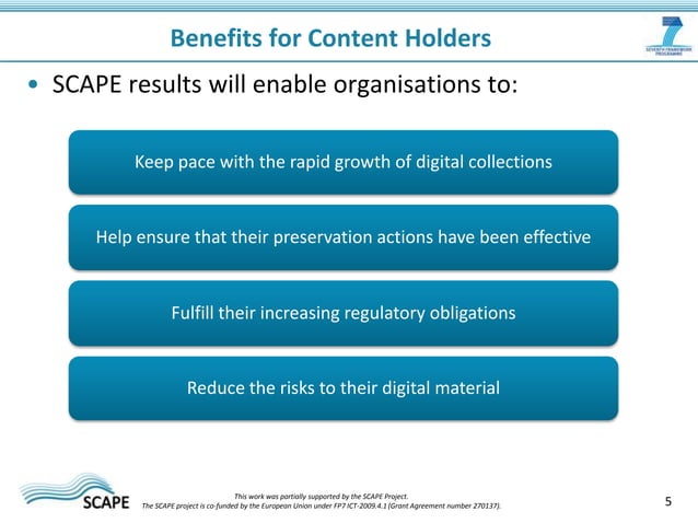 SCAPE general presentation | PPTX | Computing | Technology & Computing