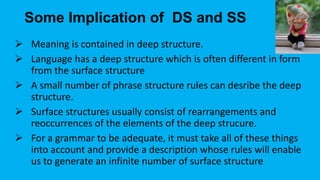 Presentation generative-transformational grammar | PPTX