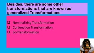 Presentation generative-transformational grammar | PPTX