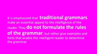 Presentation generative-transformational grammar | PPTX
