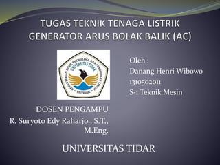 Presentation generator ac | PPTX