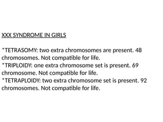 Genetic patterns of common pediatric disorders and chromosomal ...