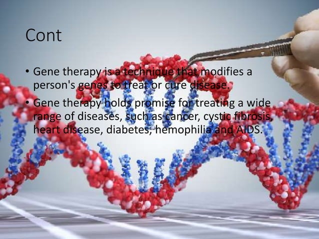 Presentation Genetics Genome editing technology and potential ...