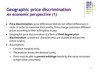 Geo-blocking and price discrimination by online marketplaces in the EU ...