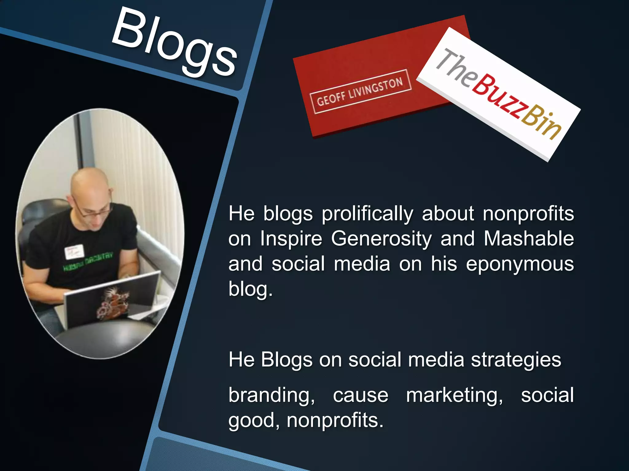 Geoff Livingston Presentation | PPTX | Marketing and Advertising | Business