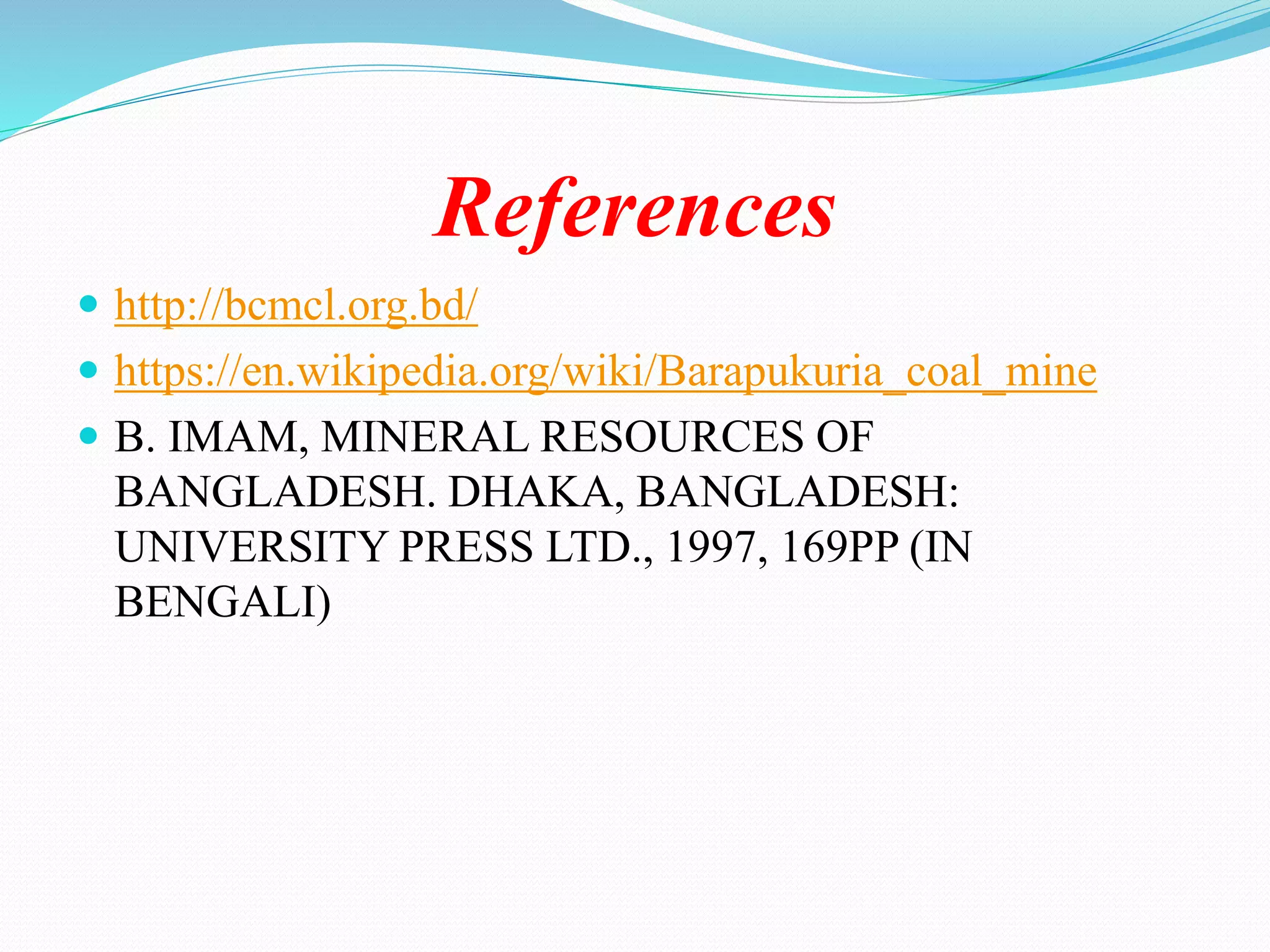 Presentation On Geology & stratigraphy of Barapukuria Coal Mine | PPTX