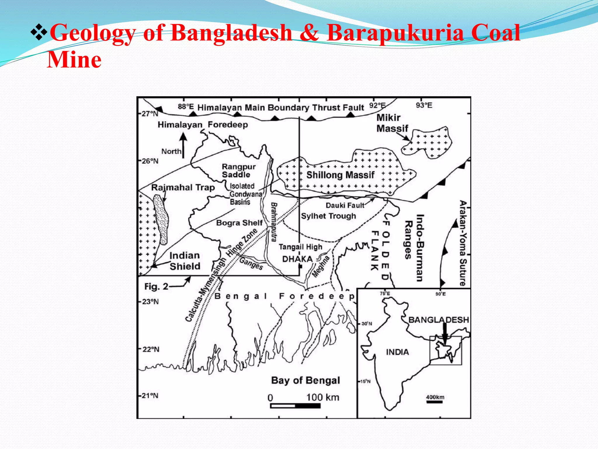 Presentation On Geology & stratigraphy of Barapukuria Coal Mine | PPTX