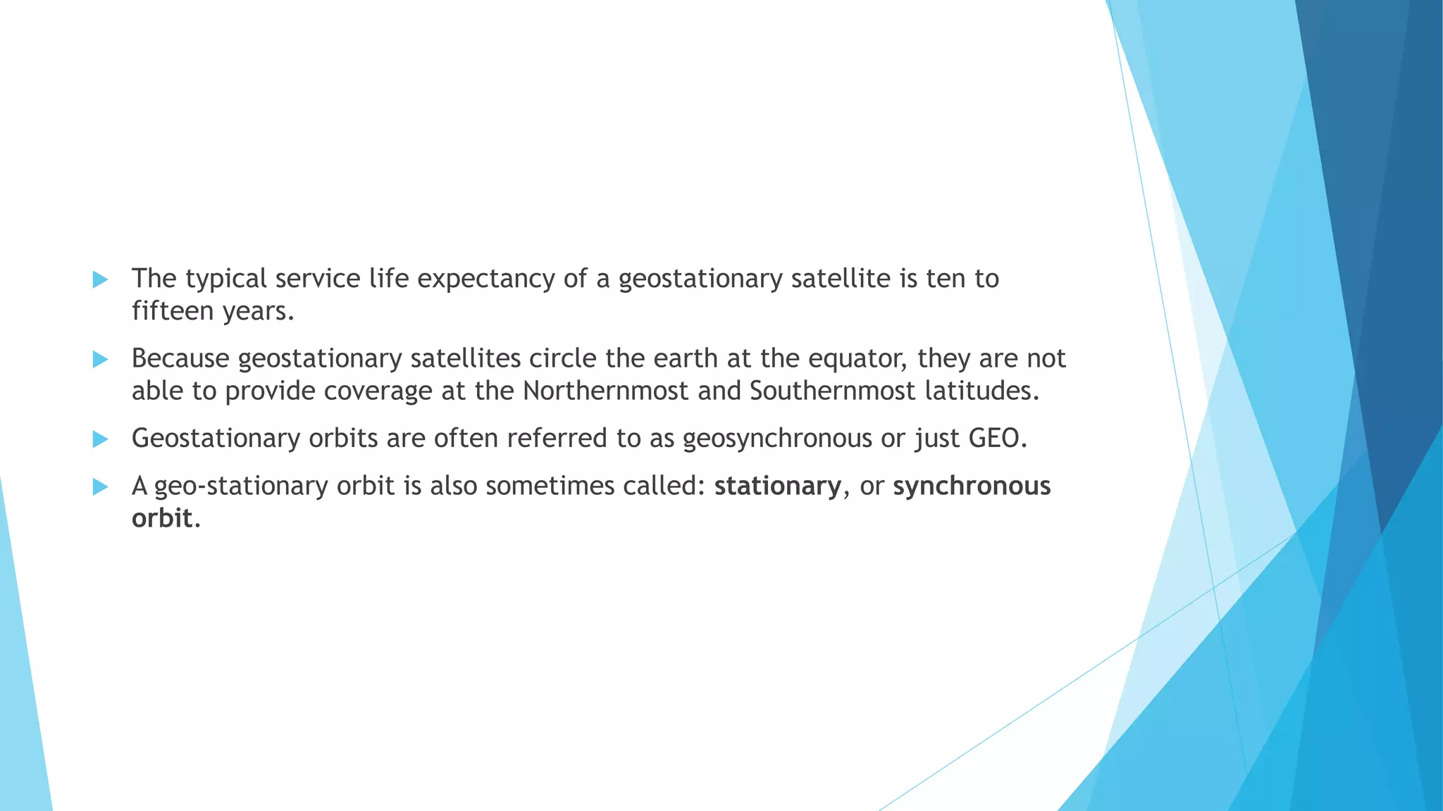Presentation geostationary satellites (geos) | PDF