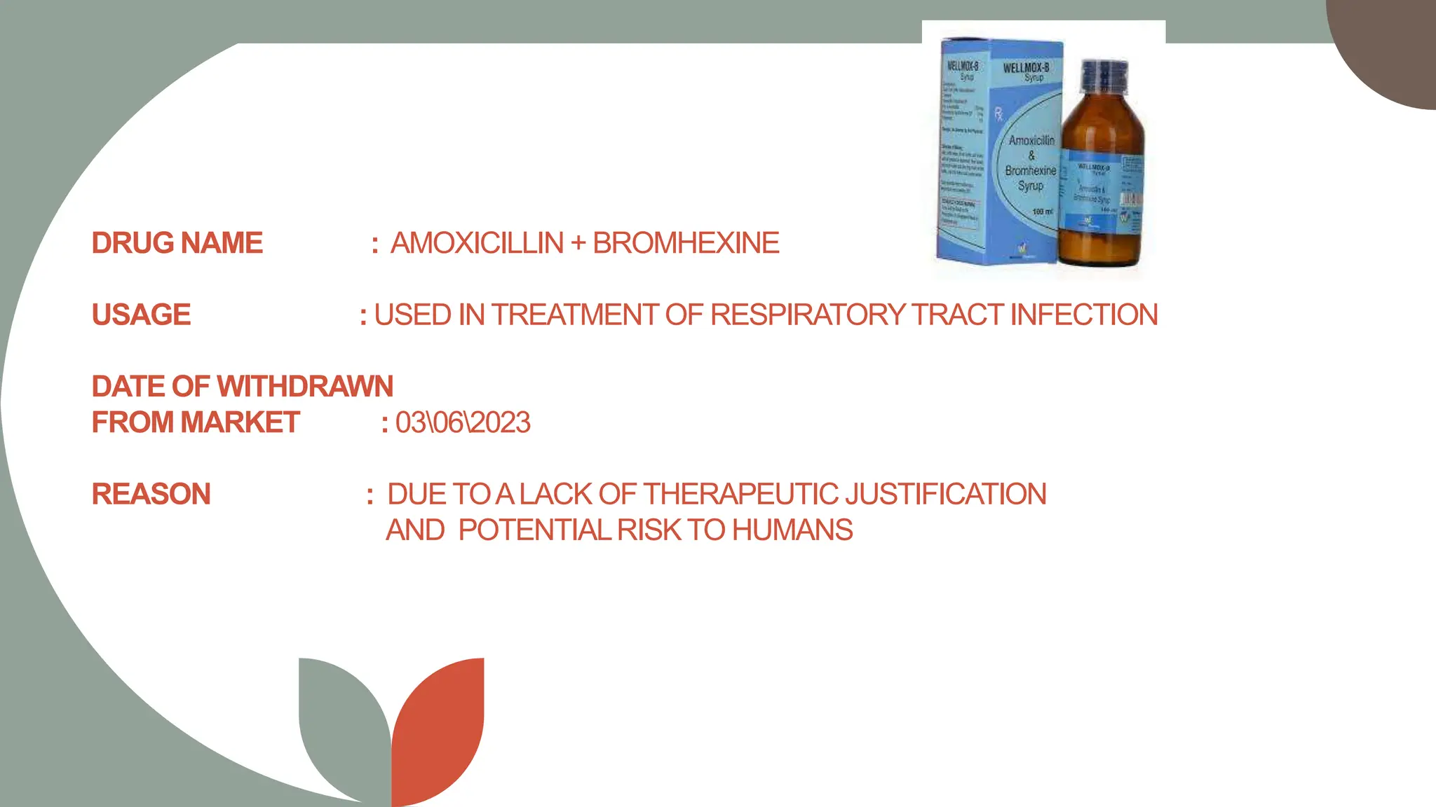 Drugs Withdrawn And Withdrawing From Market | PPTX