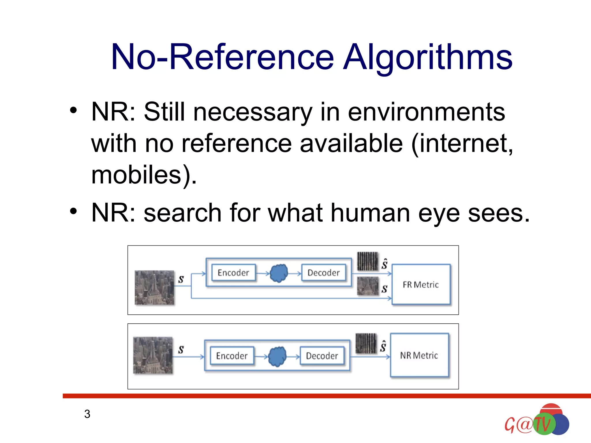 No-Reference Algorithms for Video Quality Assessment based on Artifact ...