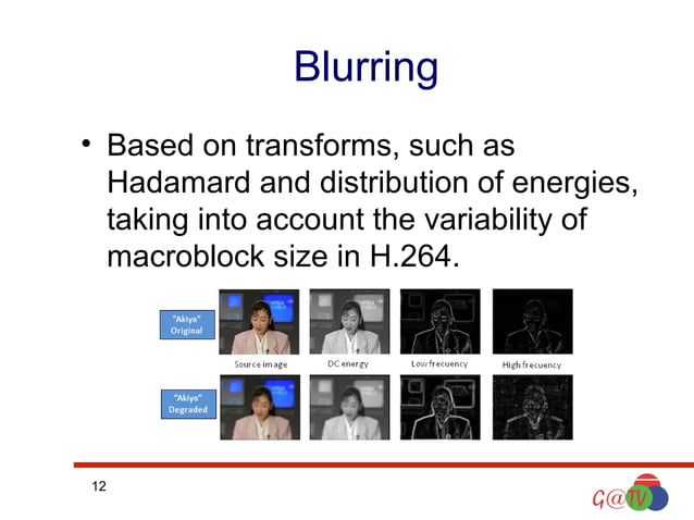 No-Reference Algorithms for Video Quality Assessment based on Artifact Evaluation in MPEG-2 and ...
