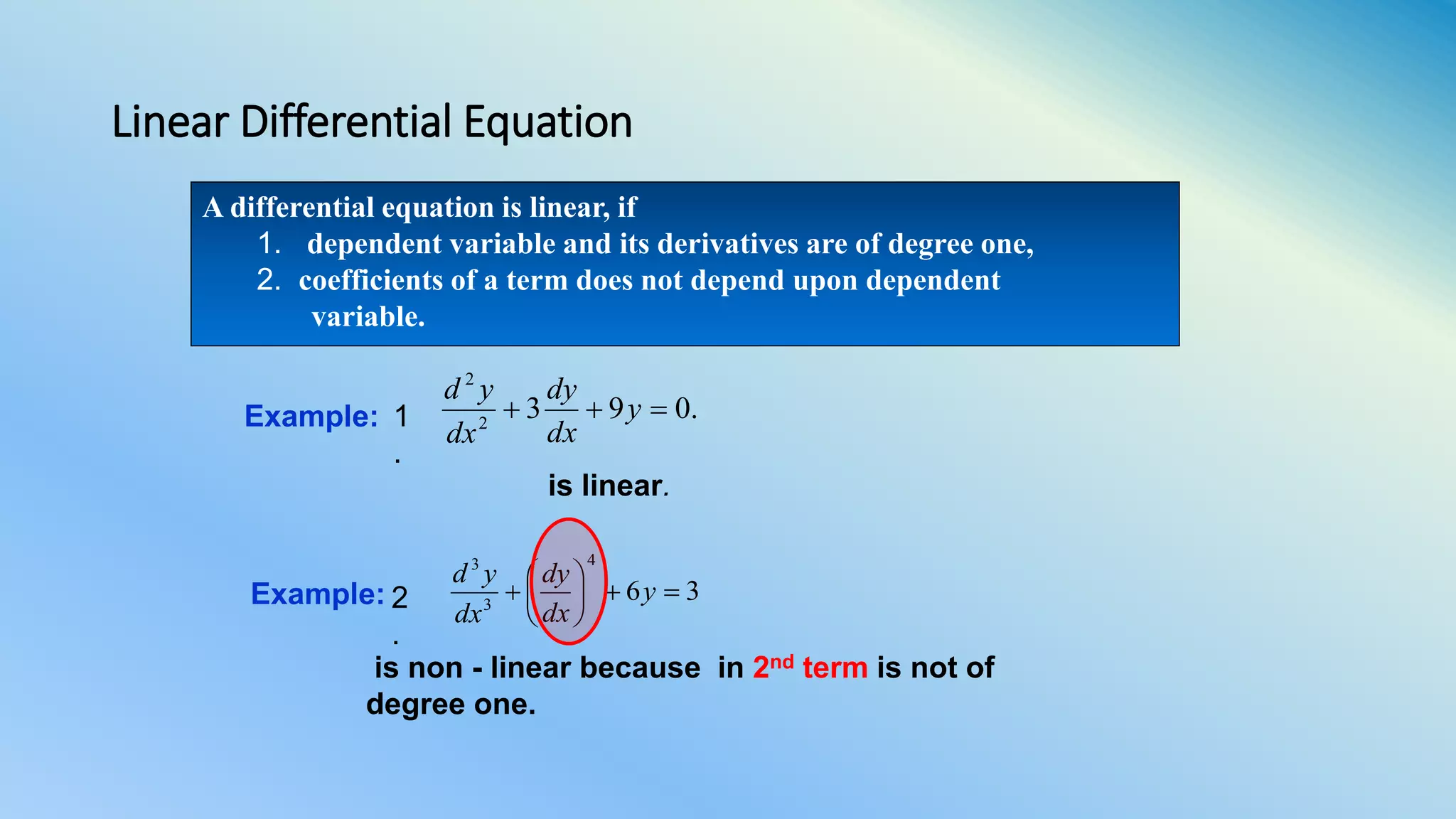 introduction to differential equations | PPTX