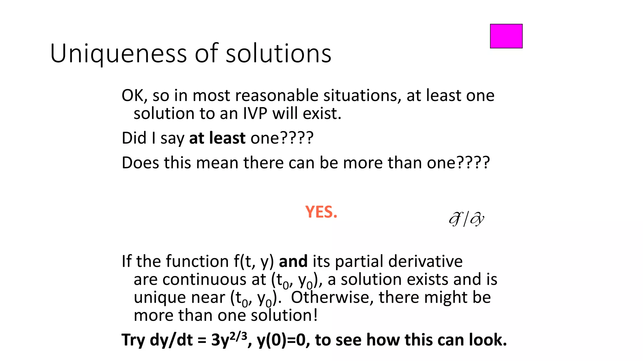 introduction to differential equations | PPTX