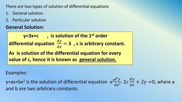 introduction to differential equations | PPT
