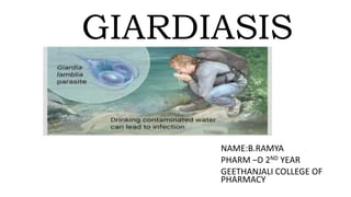 GIARDIASIS -INTRODUCTION,ETIOLOGY, PATHOPHYSIOLOGY, TREATMENT ...