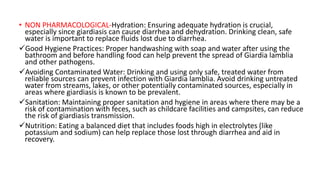 GIARDIASIS -INTRODUCTION,ETIOLOGY, PATHOPHYSIOLOGY, TREATMENT ...