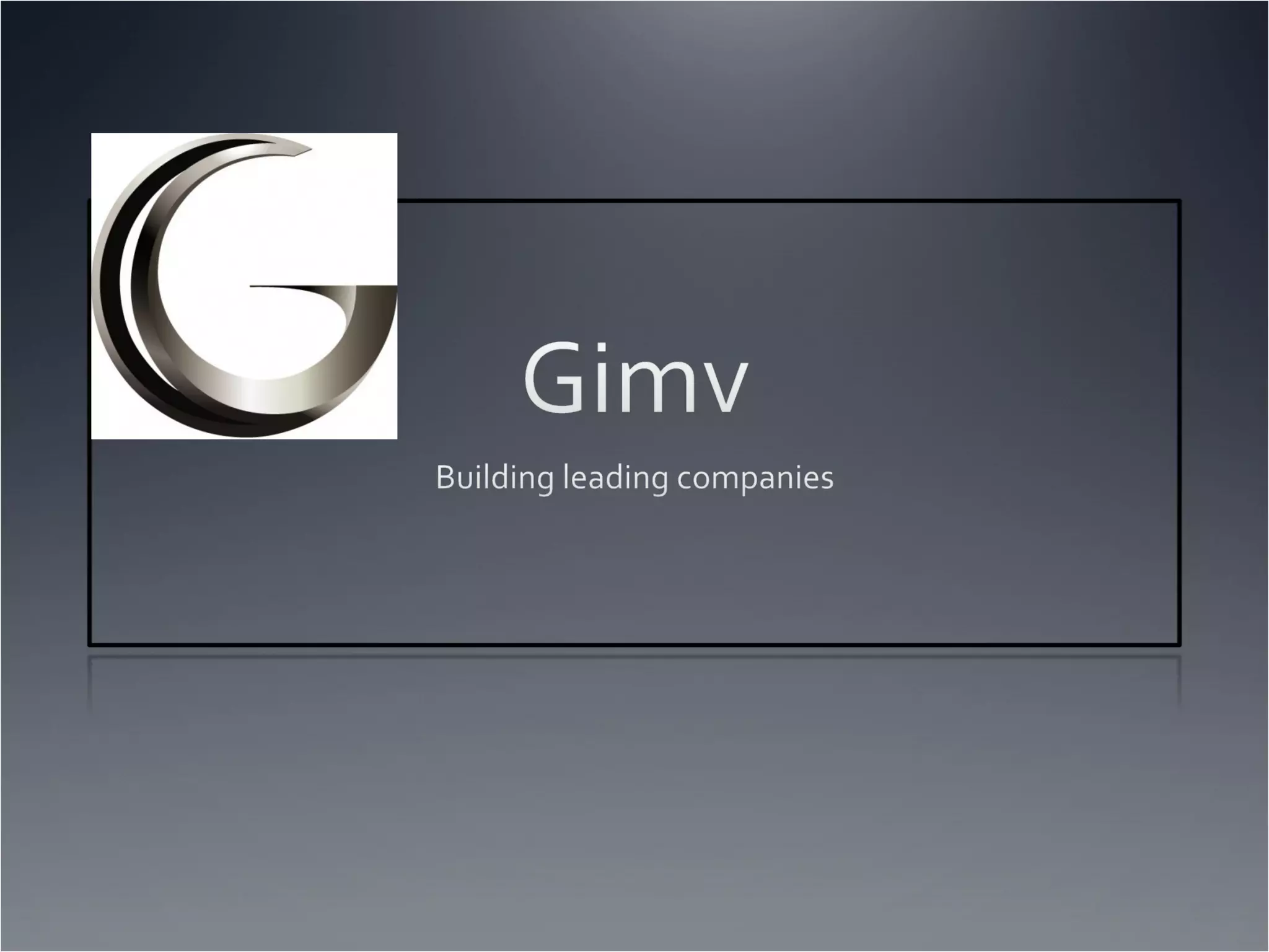 Slidecast Gimv | PPT