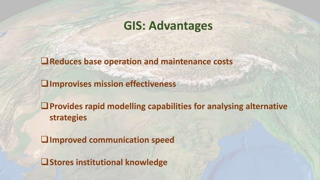 GIS application in Defense | PPTX | Geography | Science
