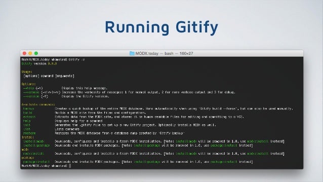 Modmore gitify - wineskesil