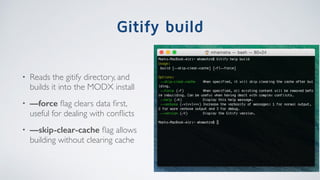 Solving the Workflow (or, how MODX.today is being built with git and Gitify) | PPT