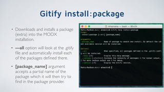 Solving the Workflow (or, how MODX.today is being built with git and Gitify) | PPT