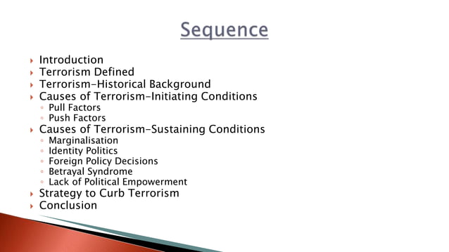 Global Terrorism Challenges & Response | PPTX