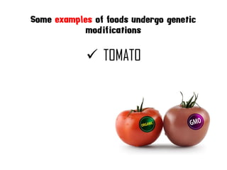 Genetically Modified Food | PPTX