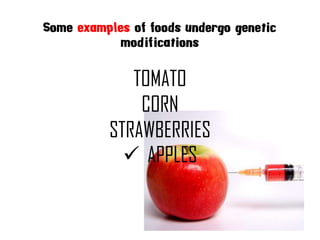 Genetically Modified Food | PPTX