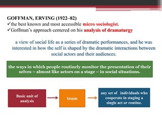Presentation goffman | PPTX