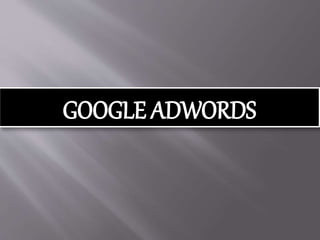 Presentation google ads | PPTX