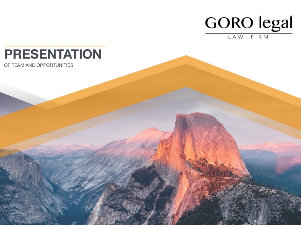 Presentation Goro Legal team for NGO | PPT