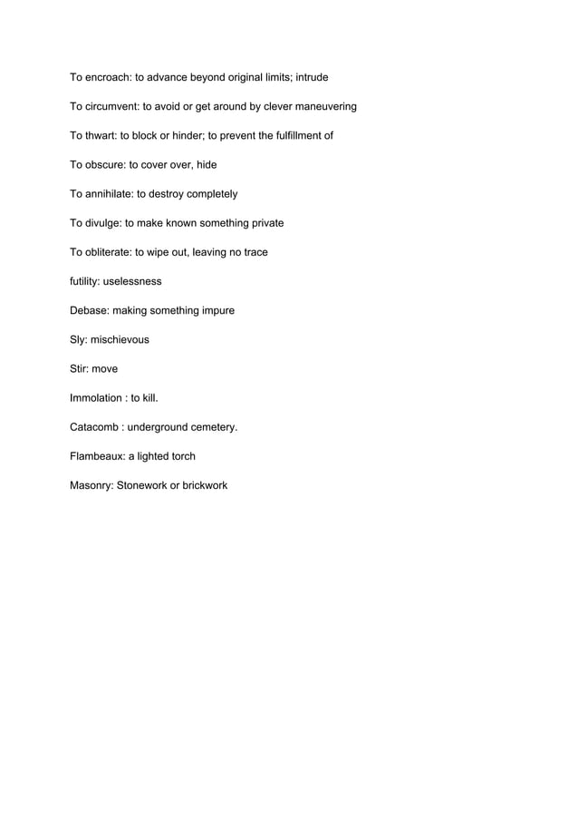 Gothic Vocabulary | PDF