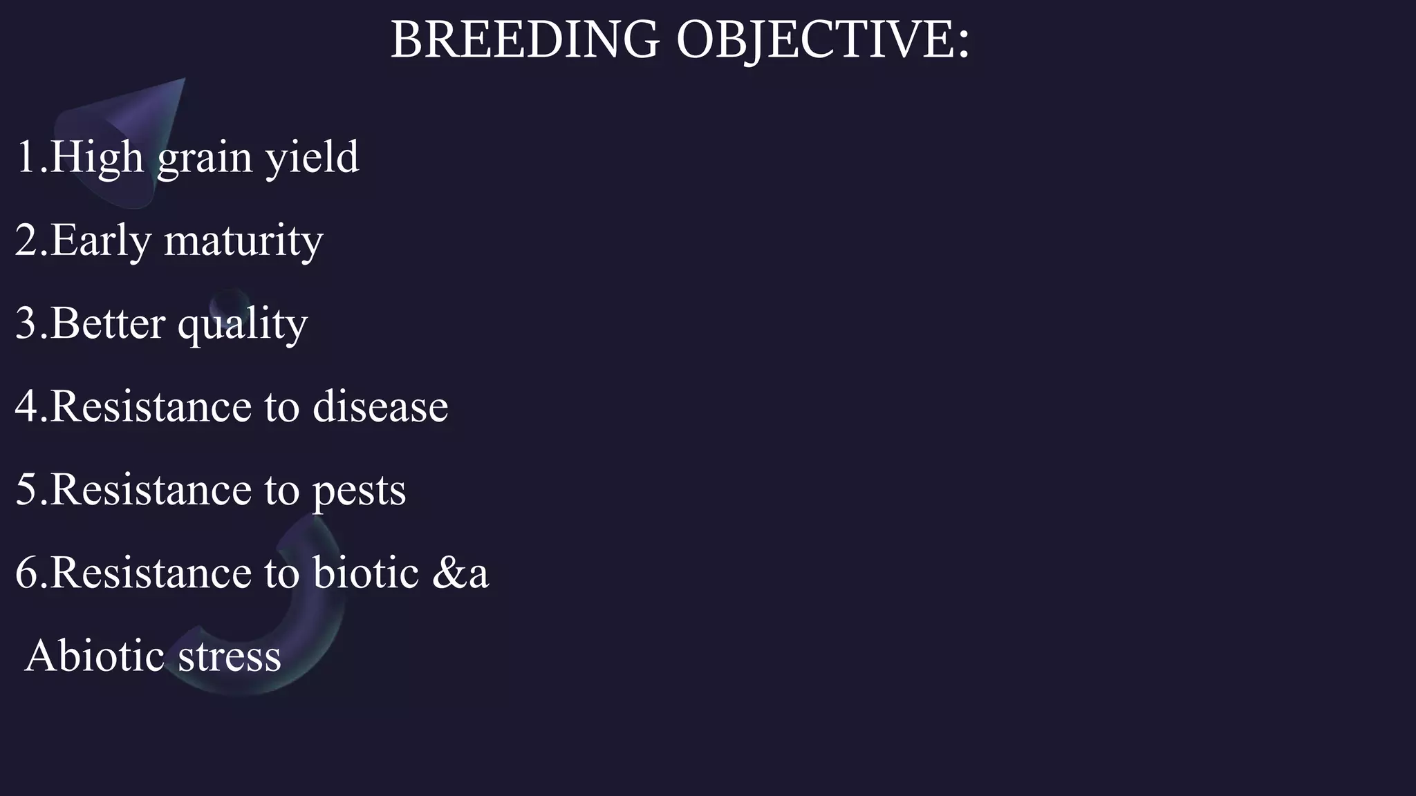BREEDING FOR MINOR MILLETS | PPTX