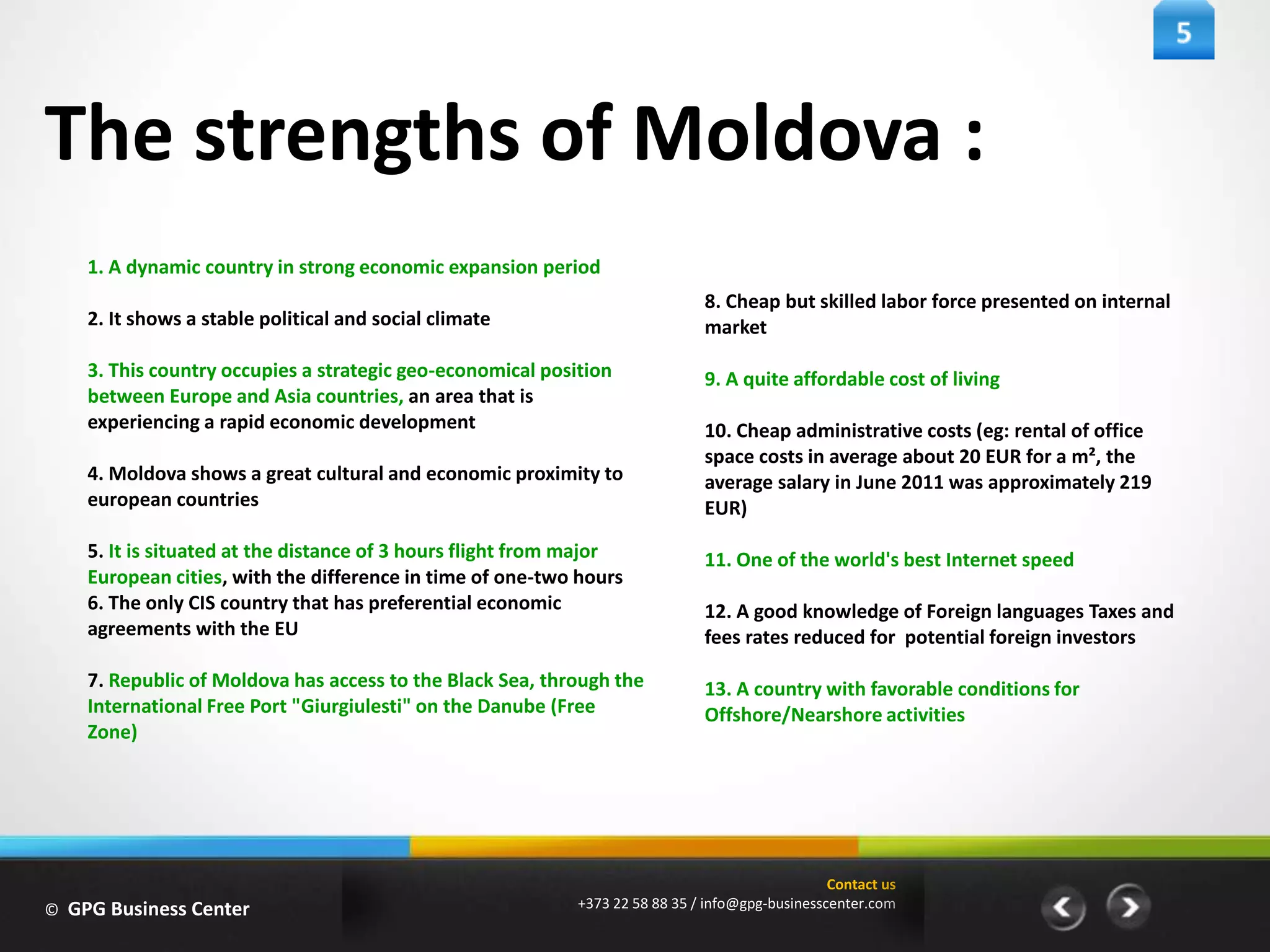 GPG Business Center, english version | PPSX